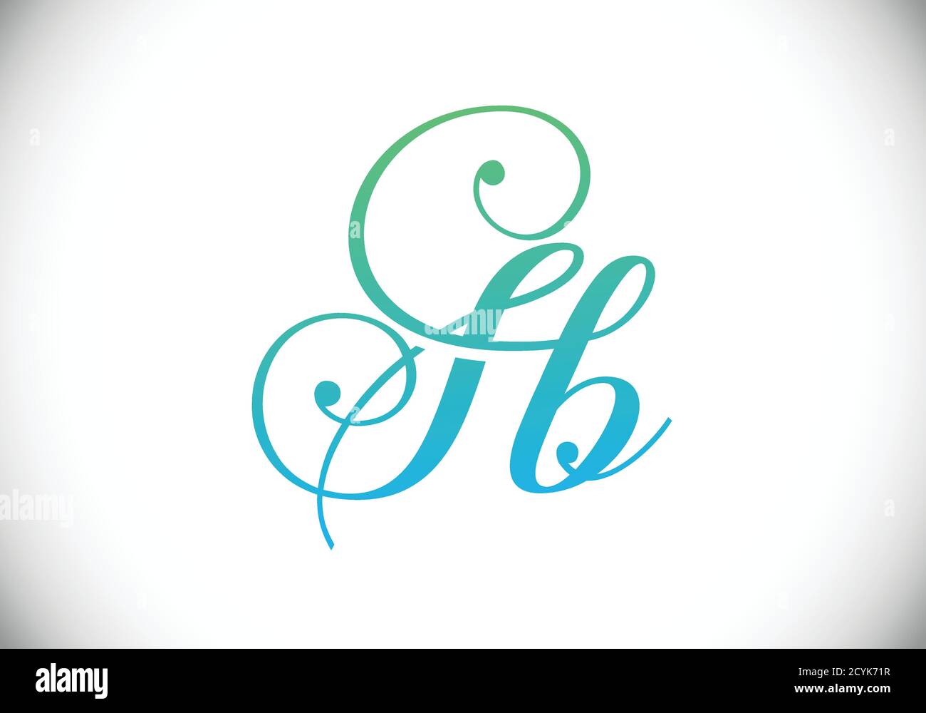 S B Initial Letter Logo Design Vector Template. S B monogram Logo Stock ...