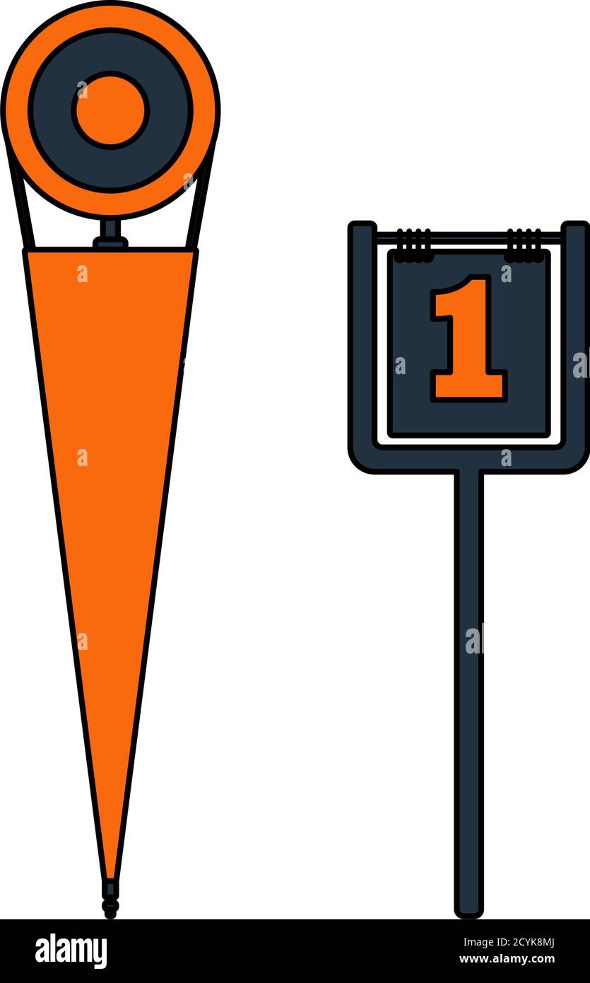 Football Chain Marker Clipart