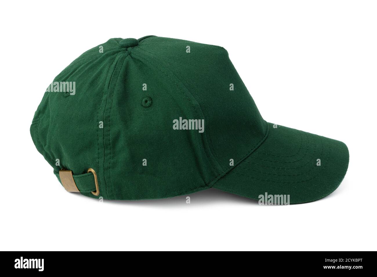 Green Baseball cap isolated on white background Stock Photo - Alamy