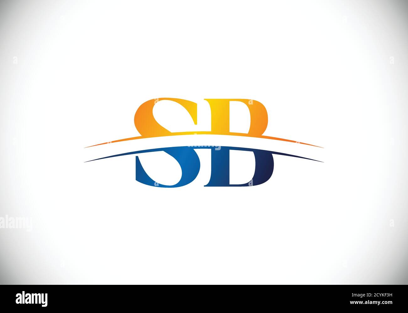 S B Initial Letter Logo Design Vector Template. S B monogram Logo Stock ...