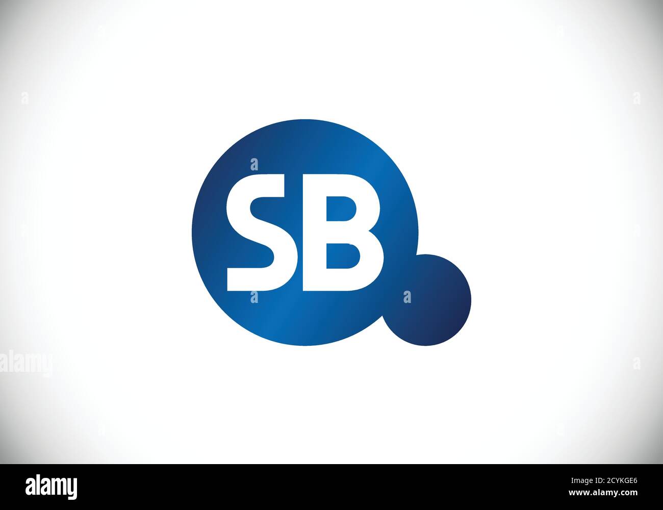 S B Initial Letter Logo Design Vector Template. S B monogram Logo Stock ...