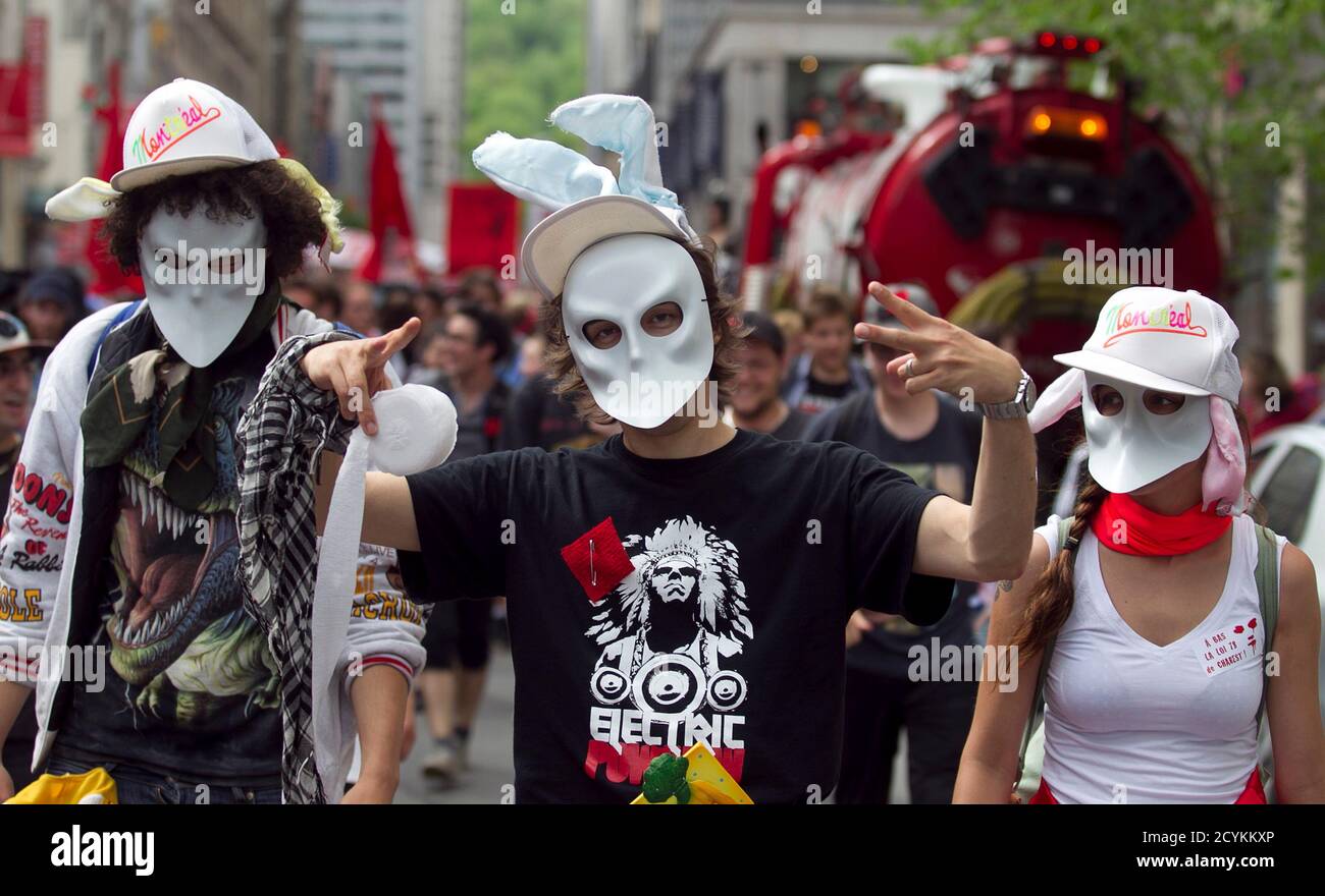 Quebec student protests 2012 hi-res stock photography and images - Alamy