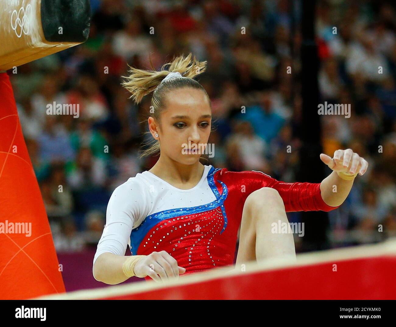 Victoria Komova London Olympics Gymnastics High Resolution Stock ...