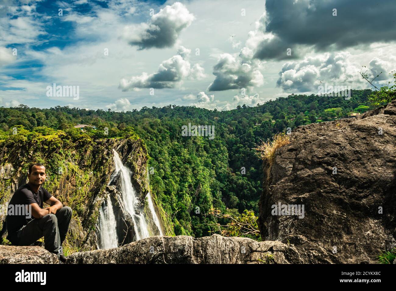 Relaxation watching water flow hi-res stock photography and images - Alamy
