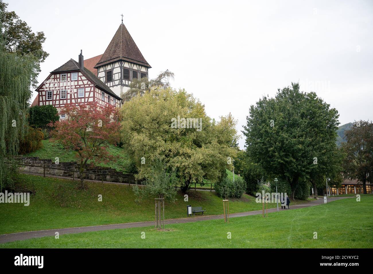 Murrhardt, Germany. 29th Sep, 2020. The Walterichskirche Murrhardt ...