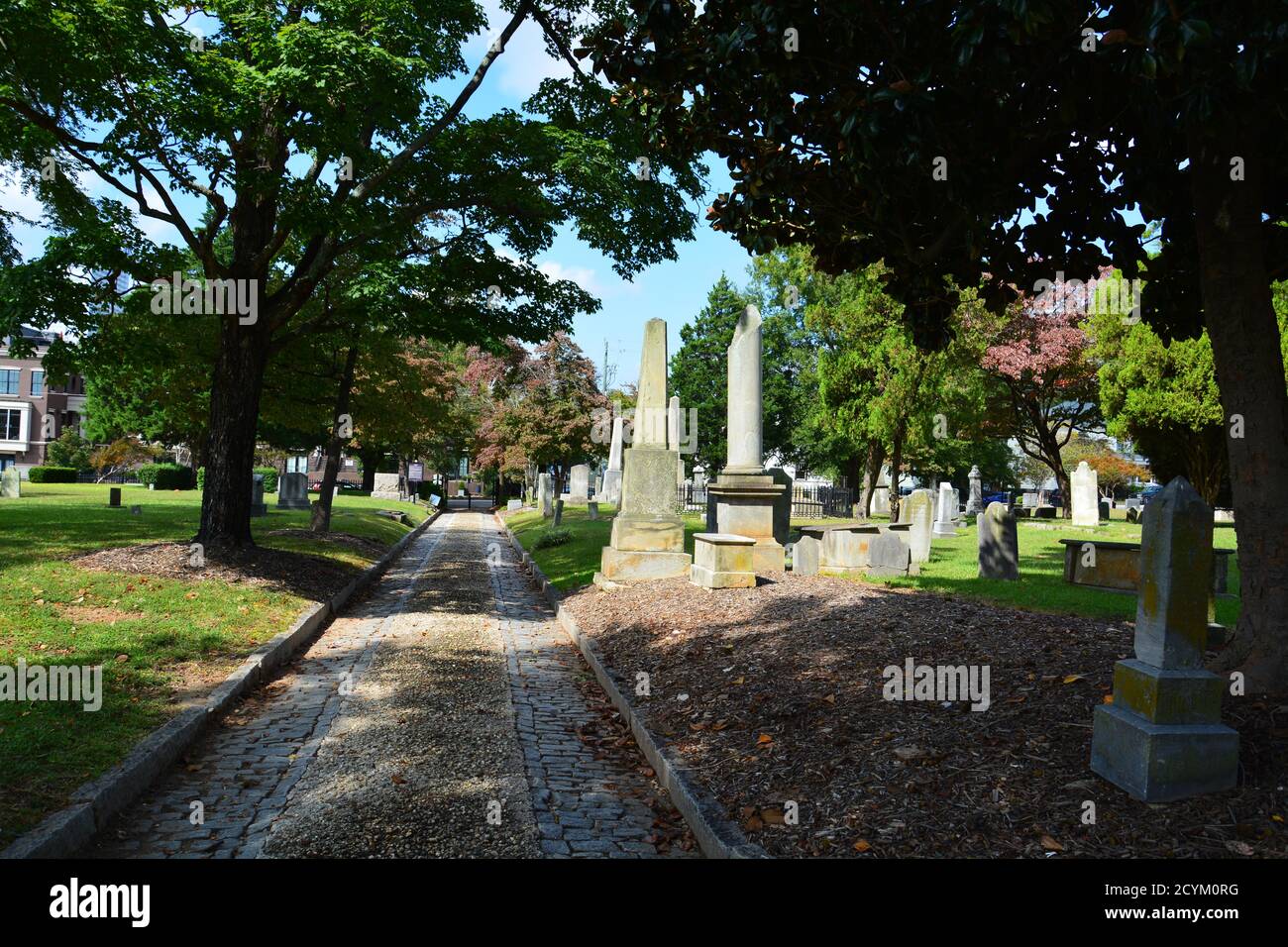 Raleigh's Old City Cemetery just east of downtown was founded in 1798 ...