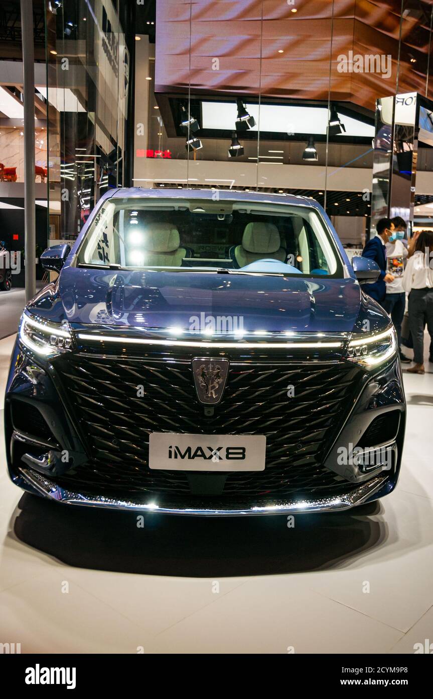 Roewe iMax 8 seen at the 2020 Beijing Auto Show Stock Photo - Alamy