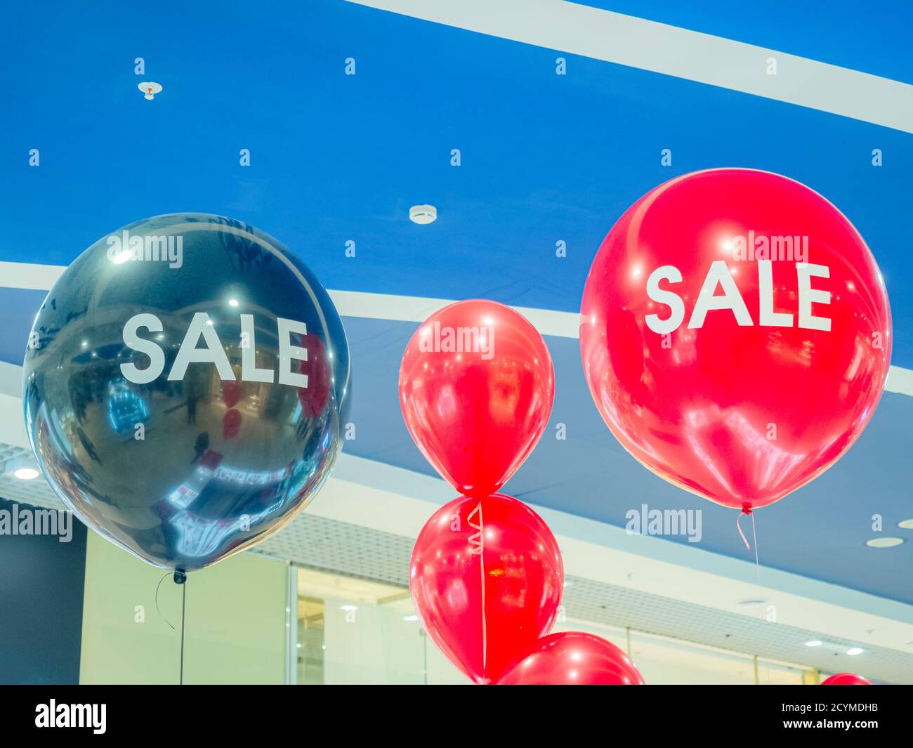 Balloon balloons hang under hi-res stock photography and images - Alamy
