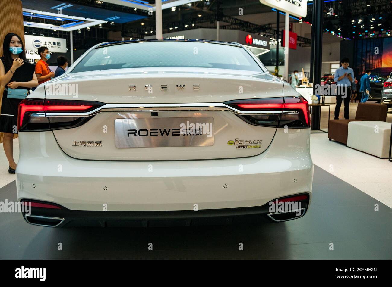 Roewe ei6 Max PHEV seen at the 2020 Beijing Auto Show Stock Photo - Alamy