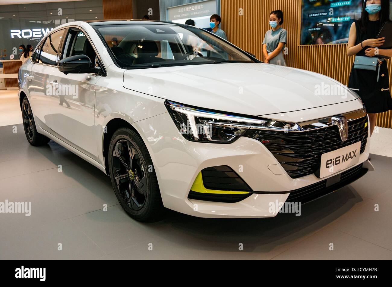 Roewe ei6 Max PHEV seen at the 2020 Beijing Auto Show Stock Photo - Alamy