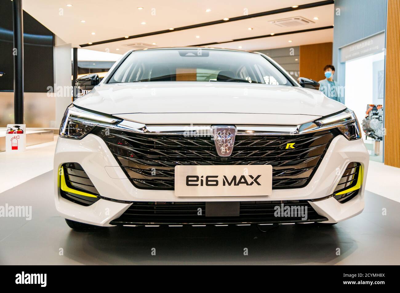 Roewe ei6 Max PHEV seen at the 2020 Beijing Auto Show Stock Photo - Alamy