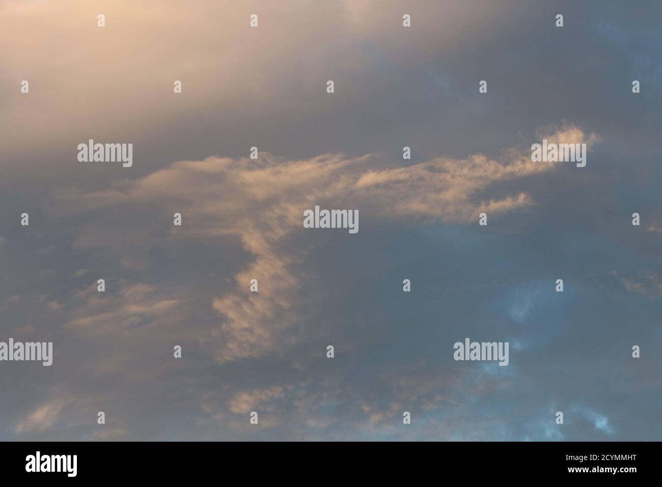 early evening clouds Stock Photo - Alamy