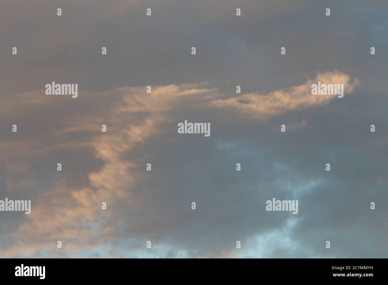 early evening clouds Stock Photo - Alamy