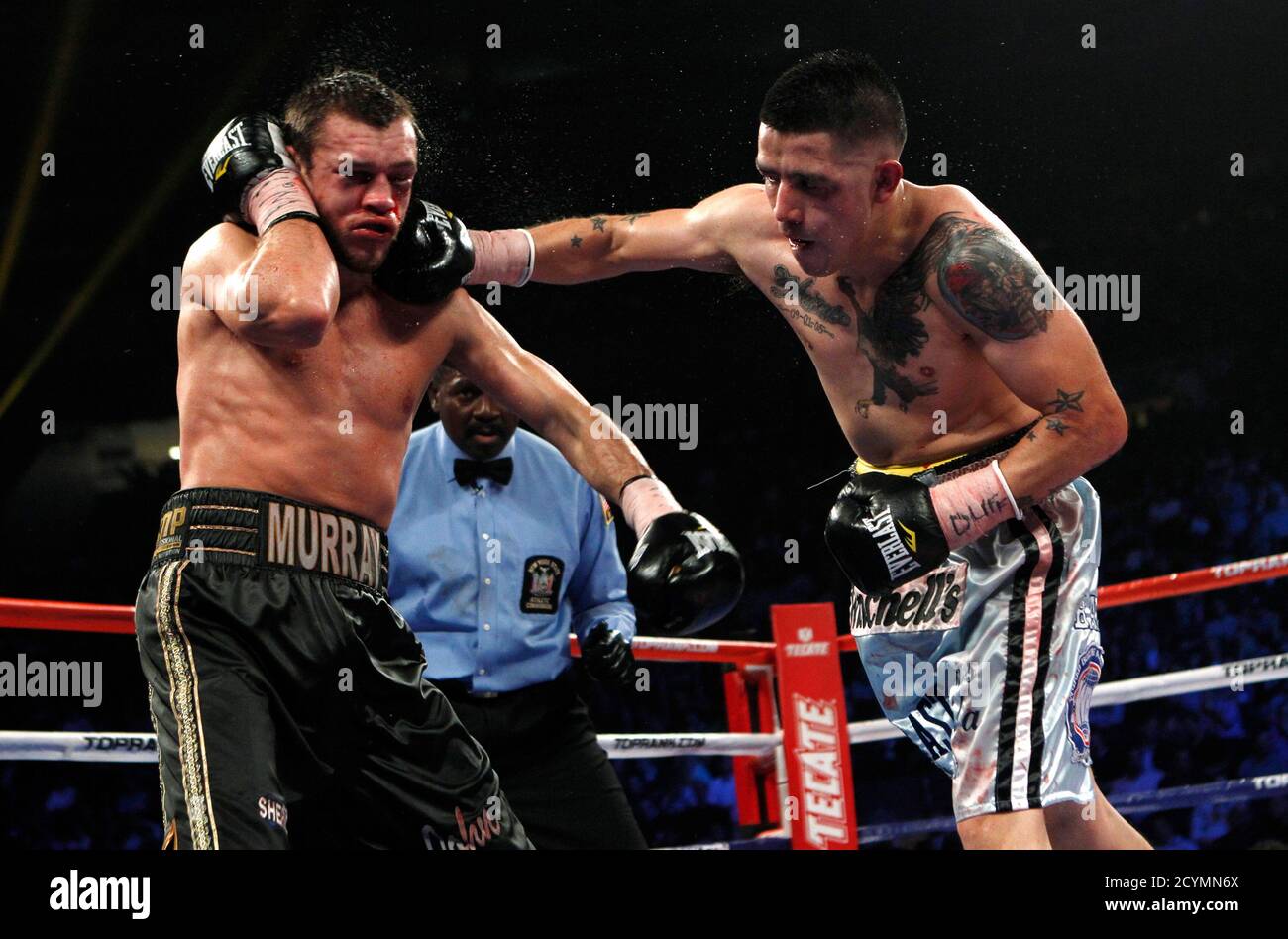 Boxing match punch head hi-res stock photography and images - Alamy