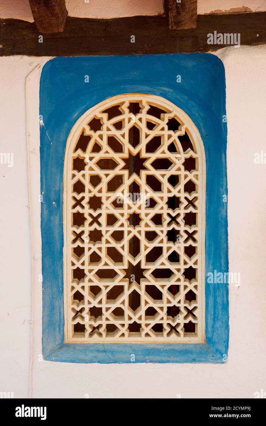 Detail of an Arabic style window Stock Photo - Alamy