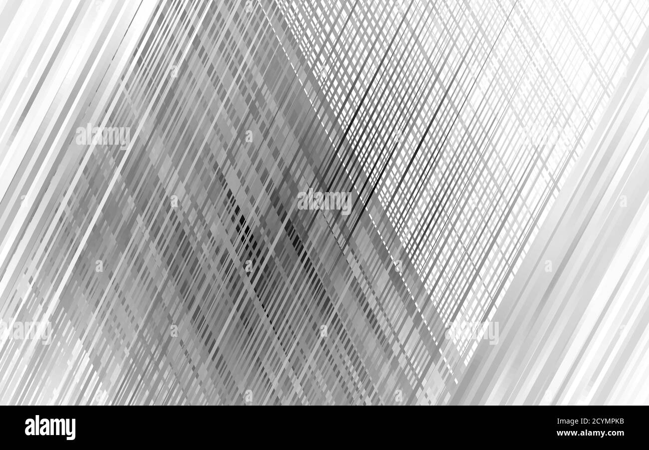 Grid, mesh geometric vector background, pattern. Black and white lines ...