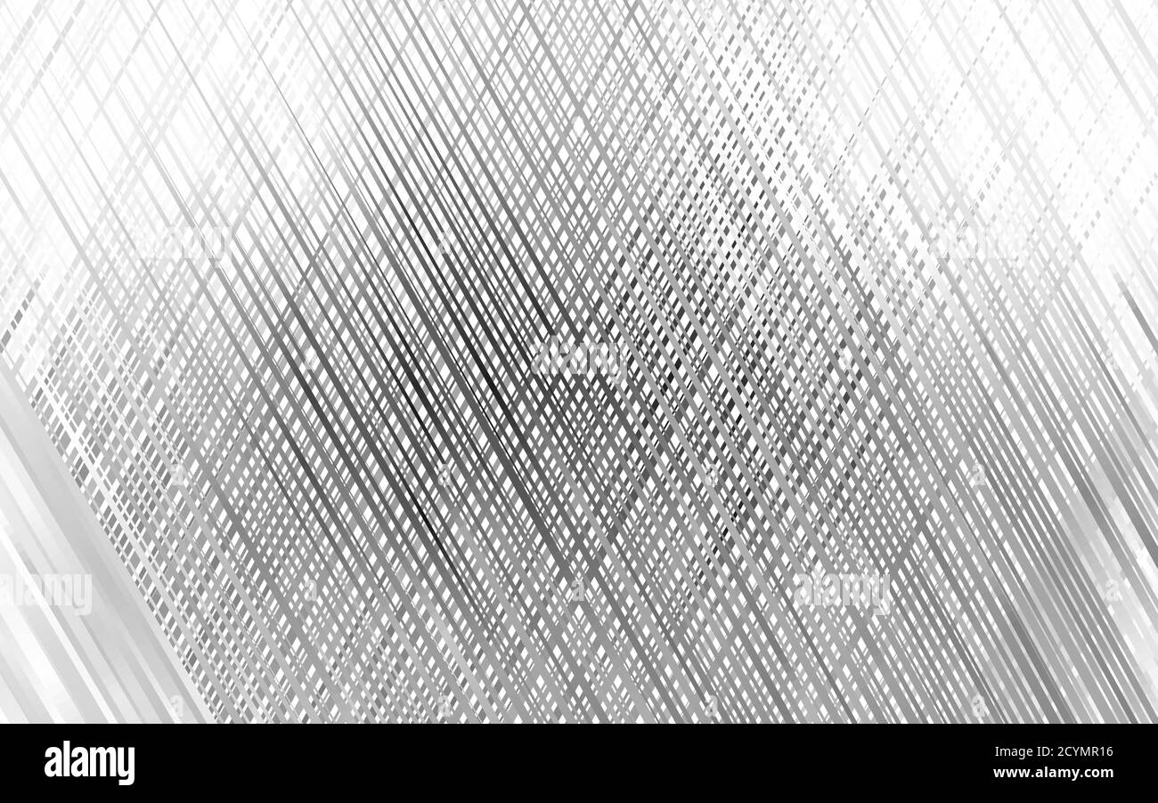 Grid, mesh geometric vector background, pattern. Black and white lines ...