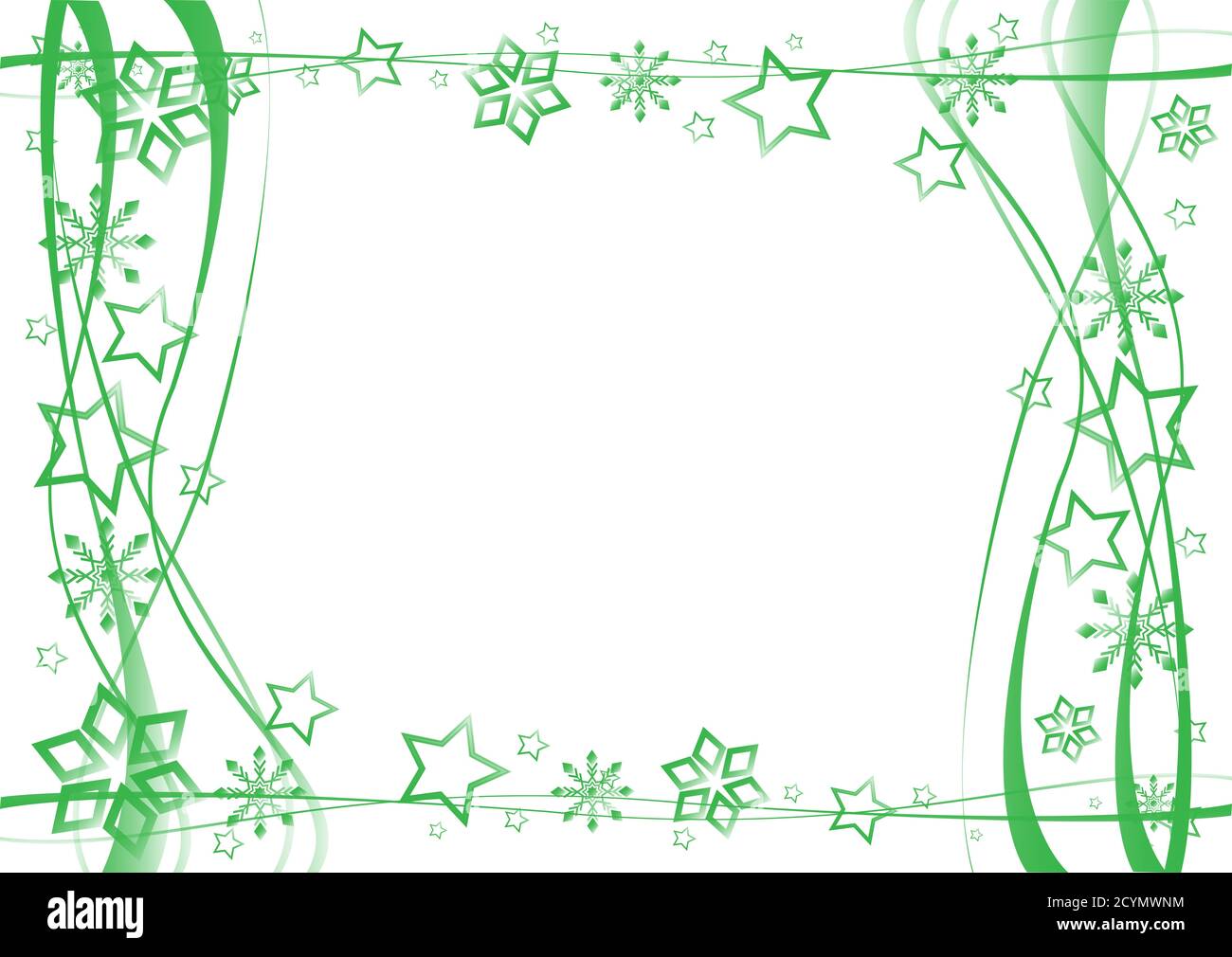 Green Star Border