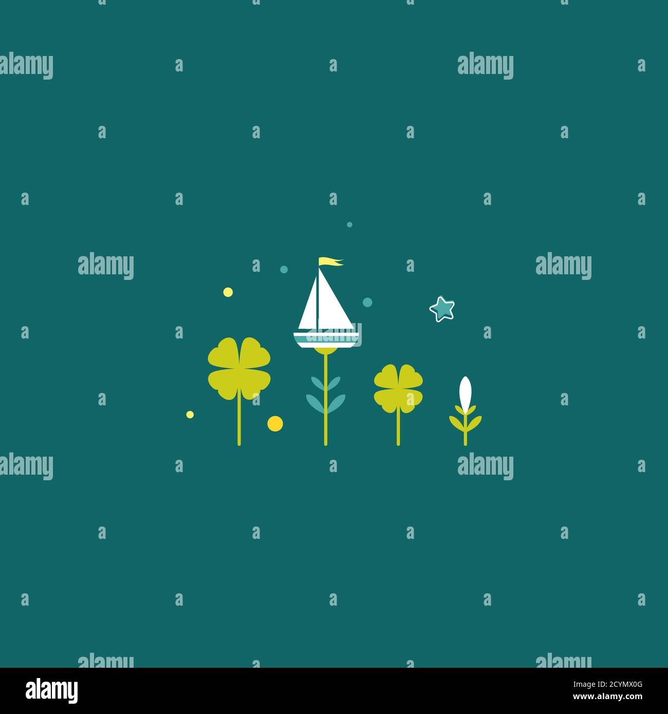 Eco boat Stock Vector Images - Alamy