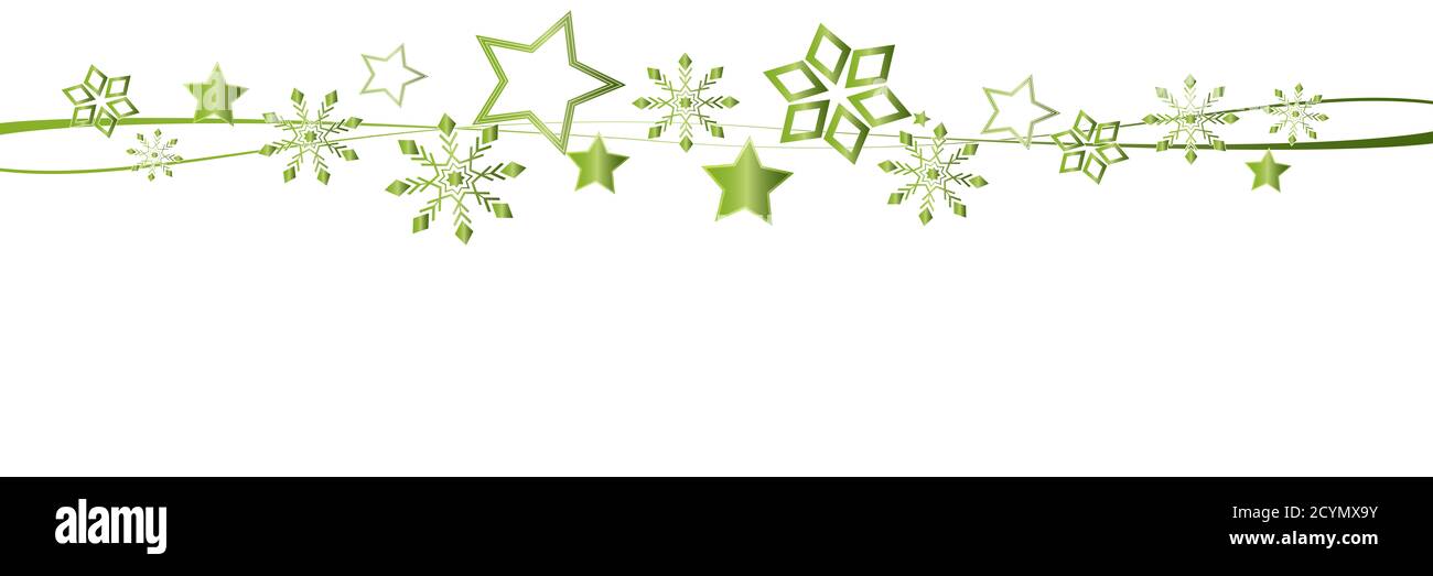 Green Star Frame banner with copy space Stock Photo - Alamy