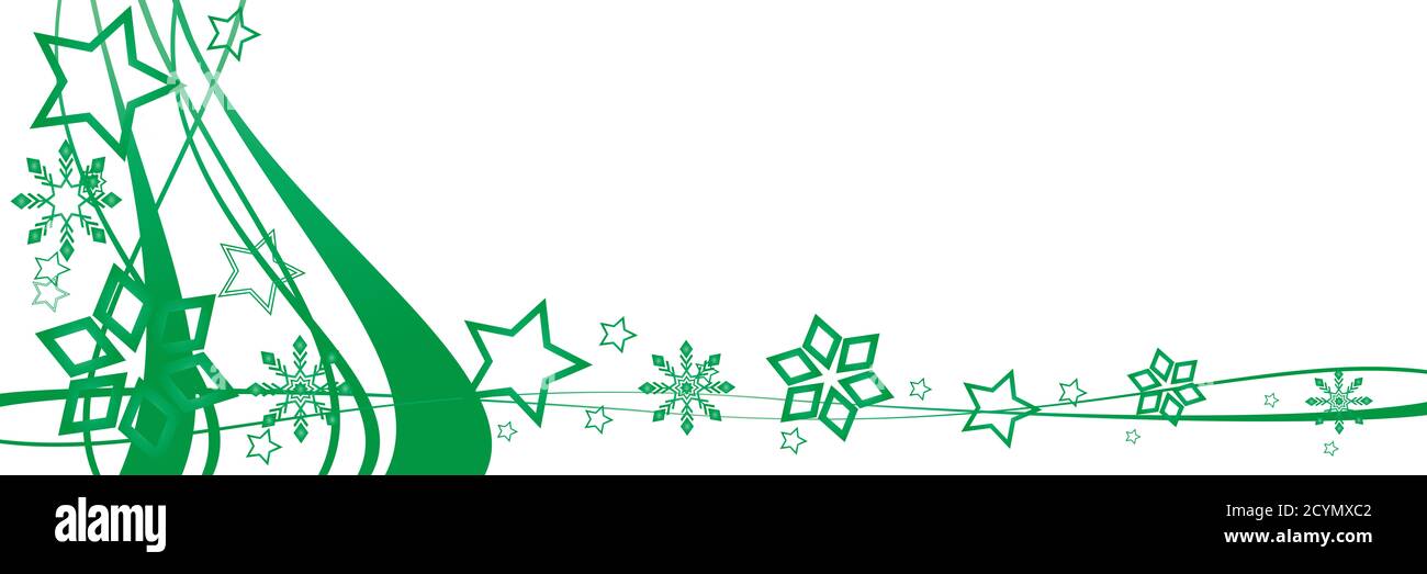 Green Star Frame banner with copy space Stock Photo - Alamy