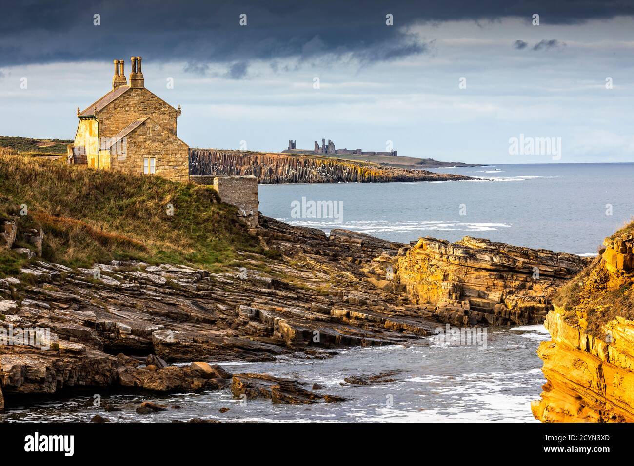 Bathing house howick northumberland uk hi-res stock photography and ...