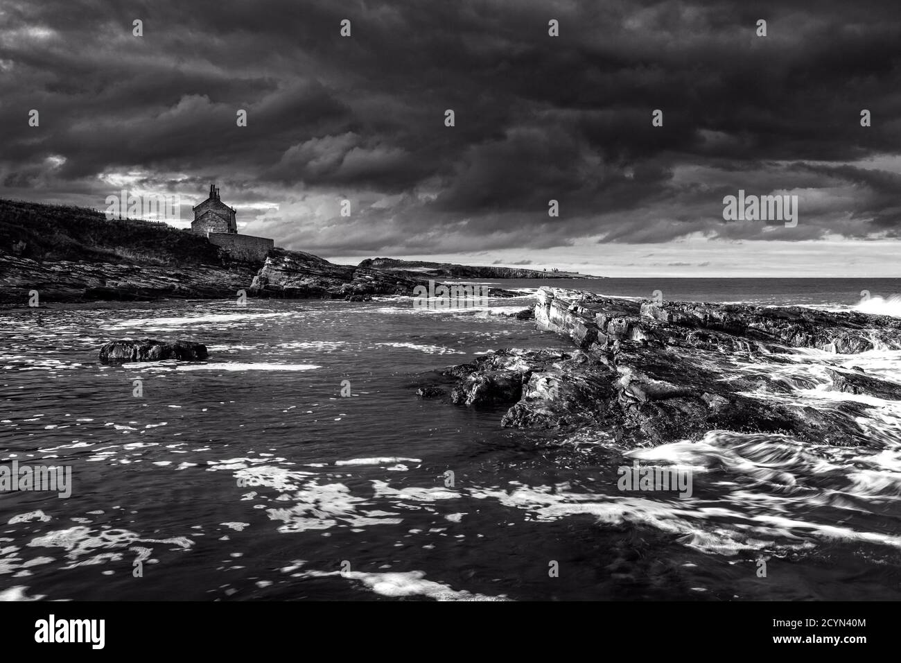 Bathing house howick northumberland uk hi-res stock photography and ...