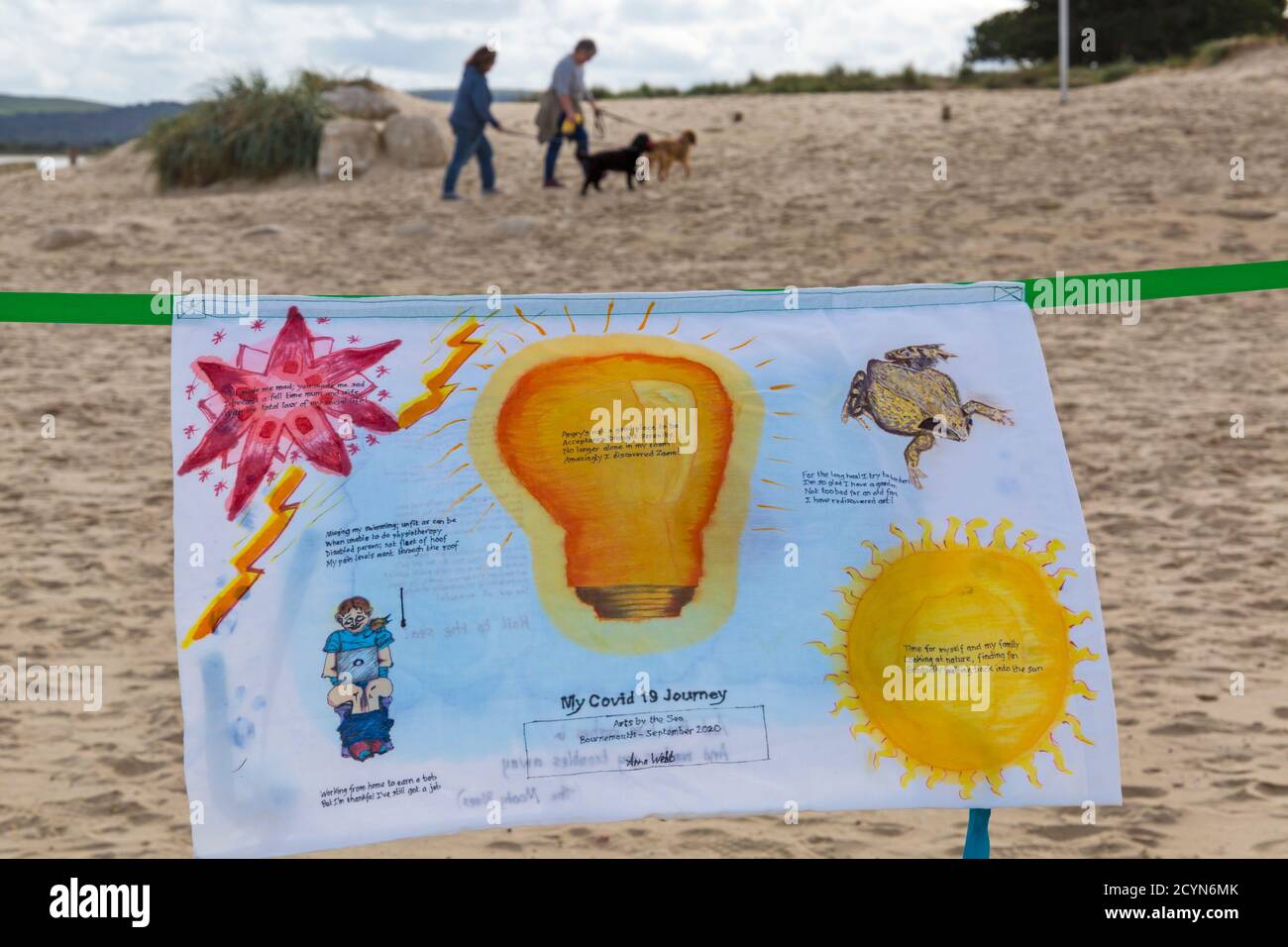 Speak to the sea and process art installation hi-res stock photography ...