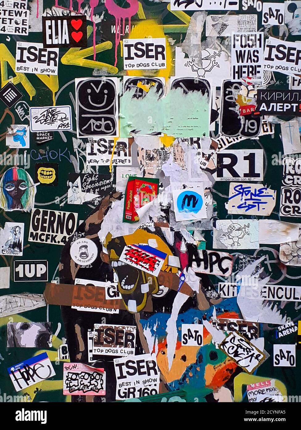 Collage poster artwork people hi-res stock photography and images - Alamy