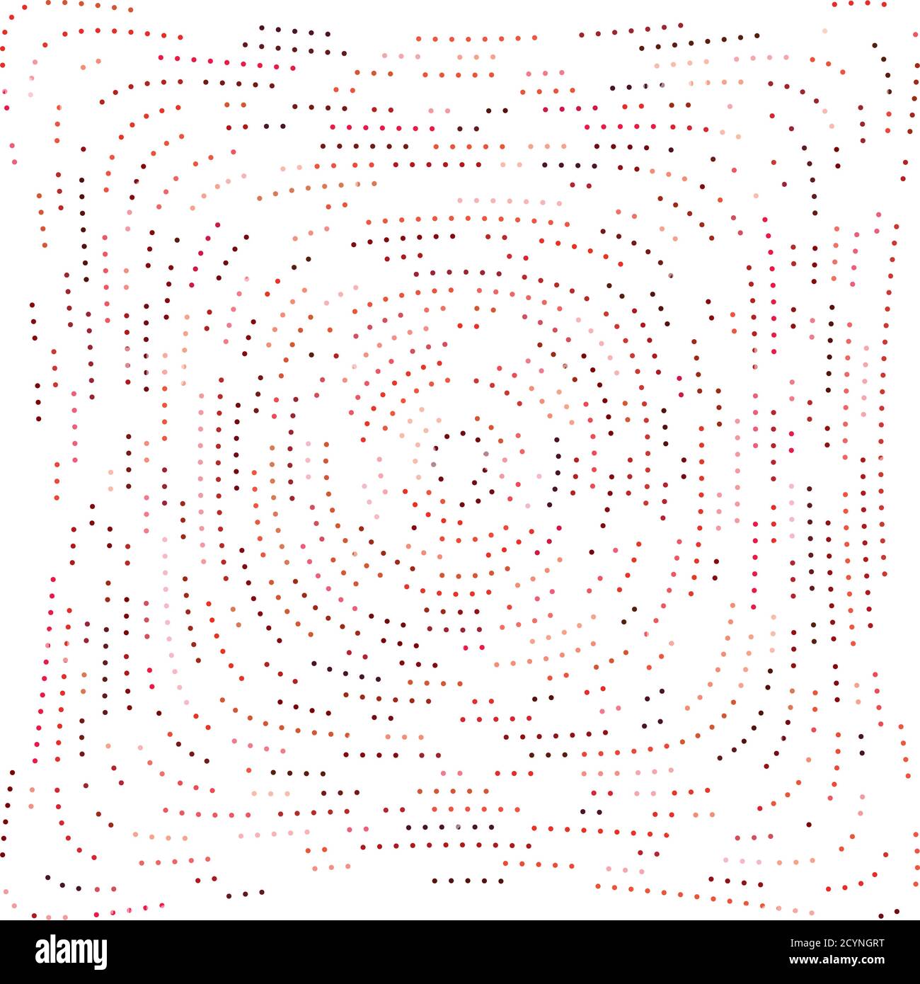 Squeeze distortion square particle element. Abstract geometric ...