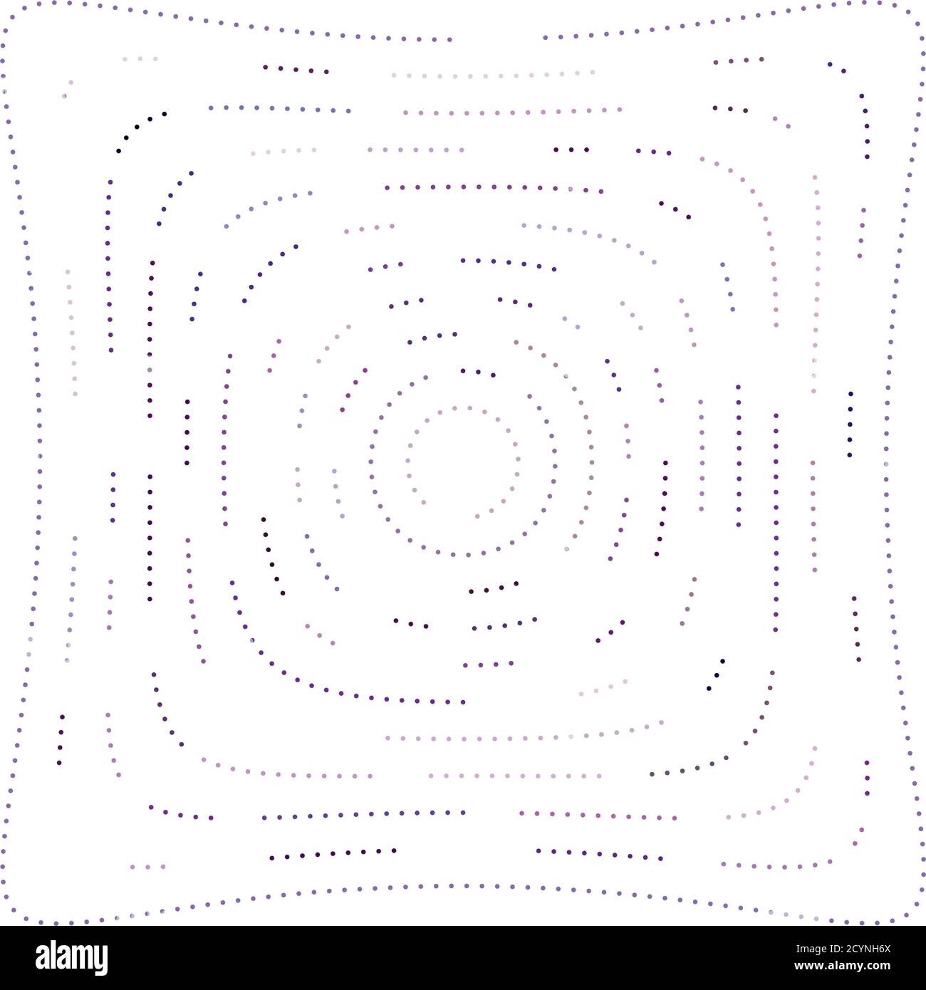 Squeeze distortion square particle element. Abstract geometric ...