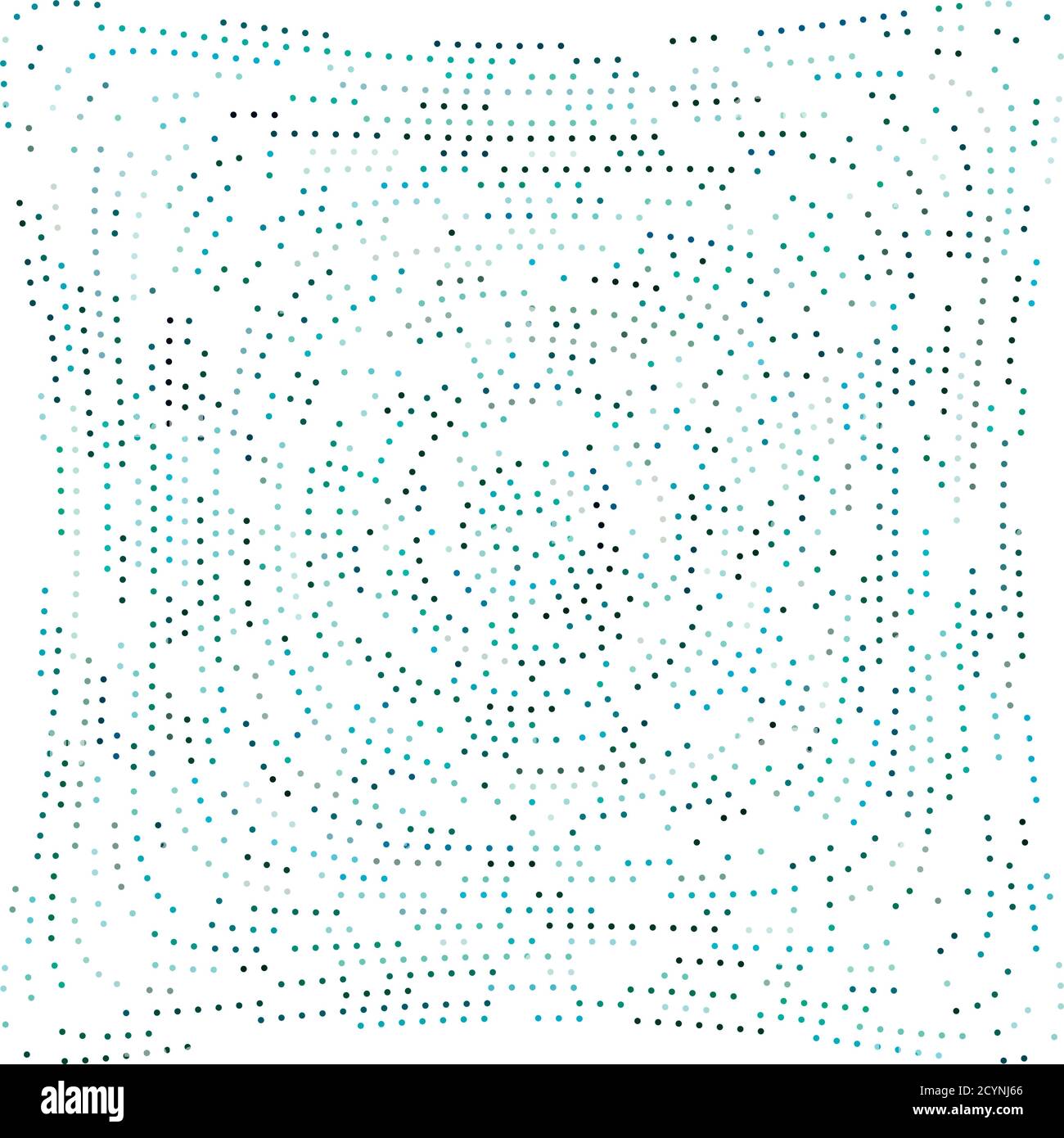 Squeeze distortion square particle element. Abstract geometric ...