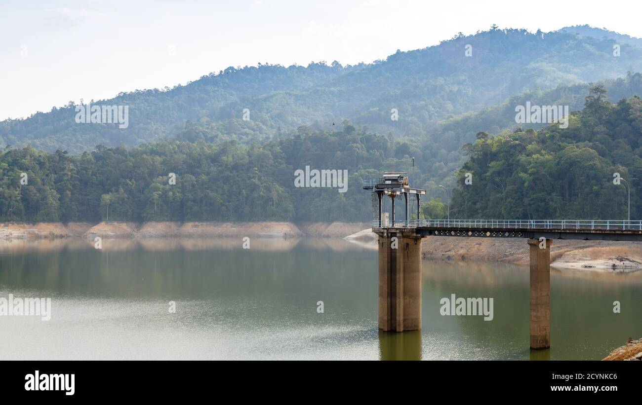 Babagon Dam in Sabah, Malaysia. It is a water reservoir and flood ...