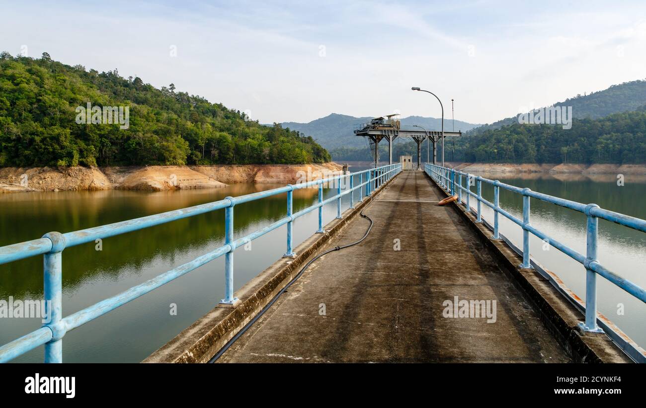 Babagon Dam in Sabah, Malaysia. It is a water reservoir and flood ...