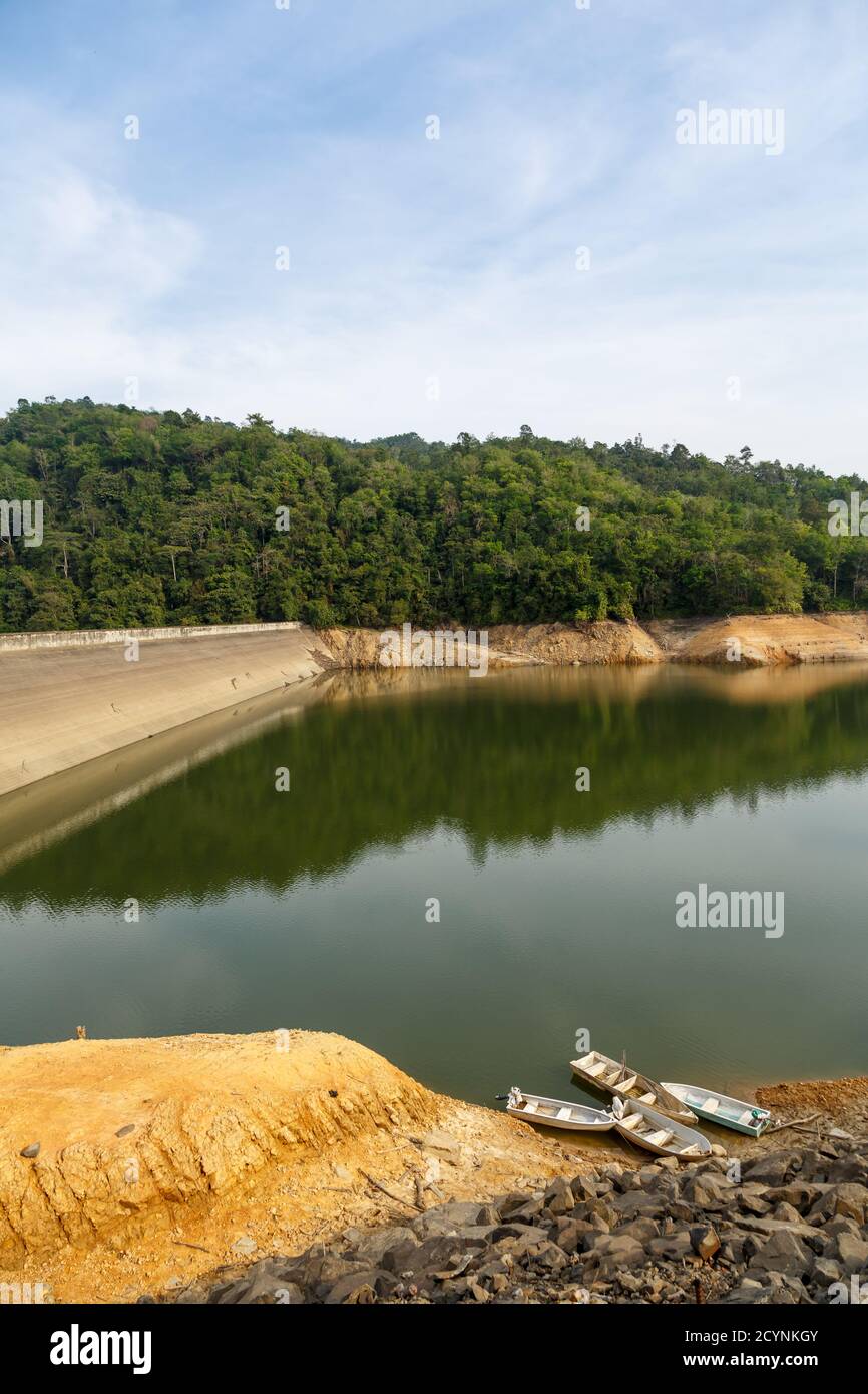 Babagon Dam in Sabah, Malaysia. It is a water reservoir and flood ...