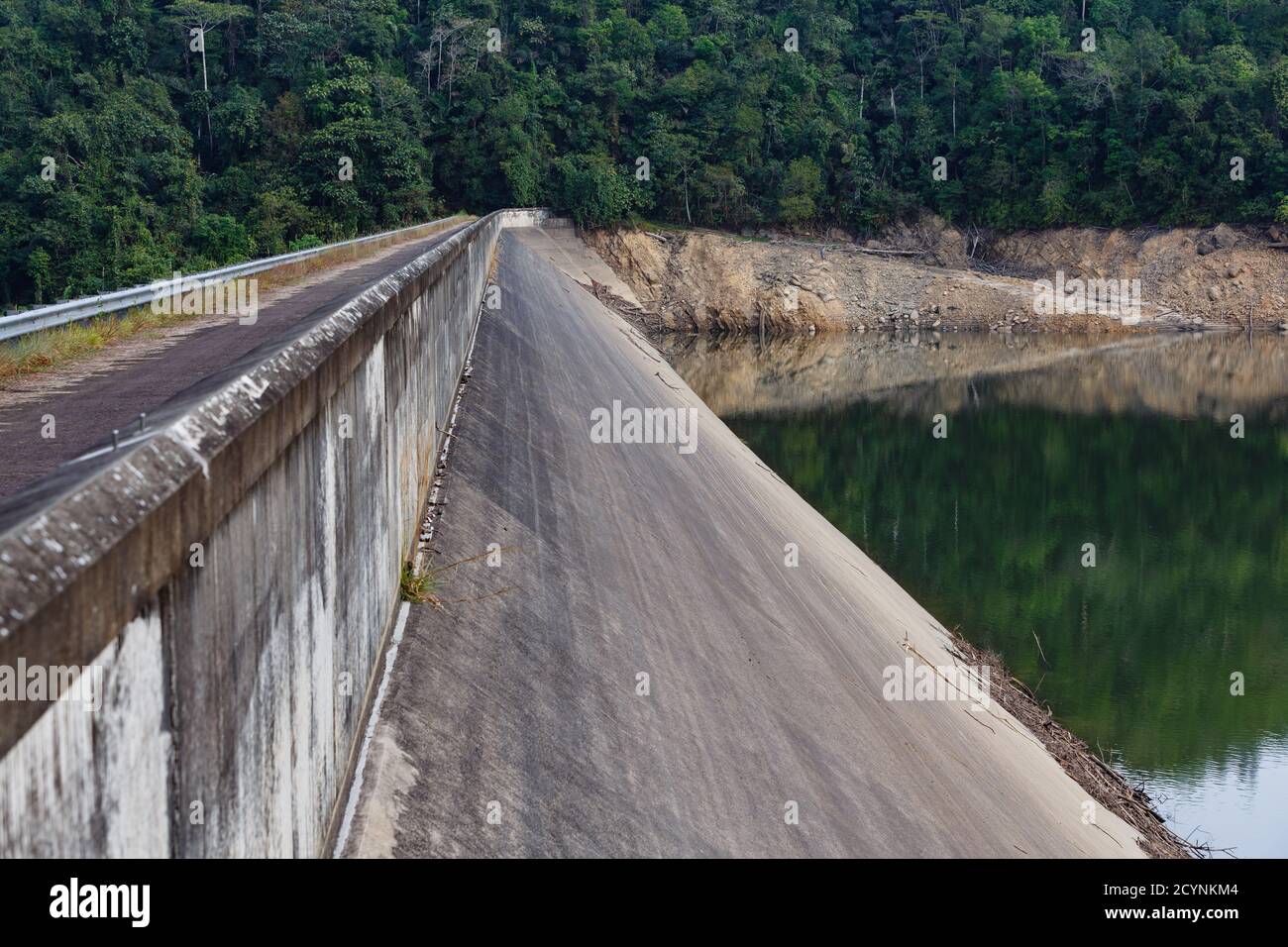 Babagon Dam in Sabah, Malaysia. It is a water reservoir and flood ...