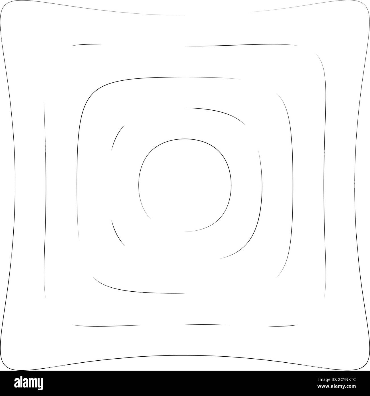 Squeeze distortion square particle element. Abstract geometric ...