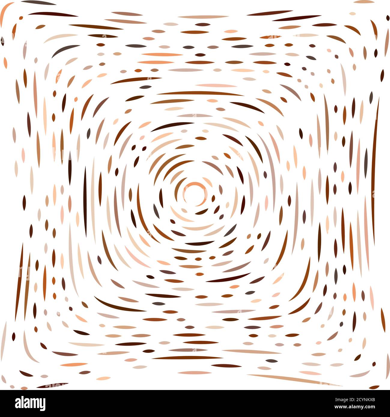 Squeeze distortion square particle element. Abstract geometric ...