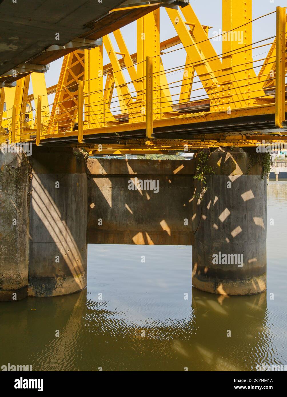 Papar, Sabah, Malaysia: The Papar Railway Bridge. Part of it is from ...