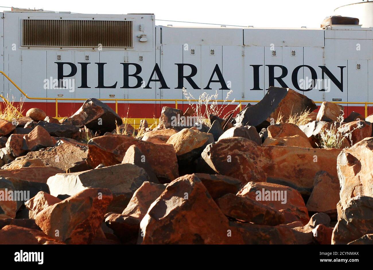 Iron ore train pilbara western hi-res stock photography and images - Alamy