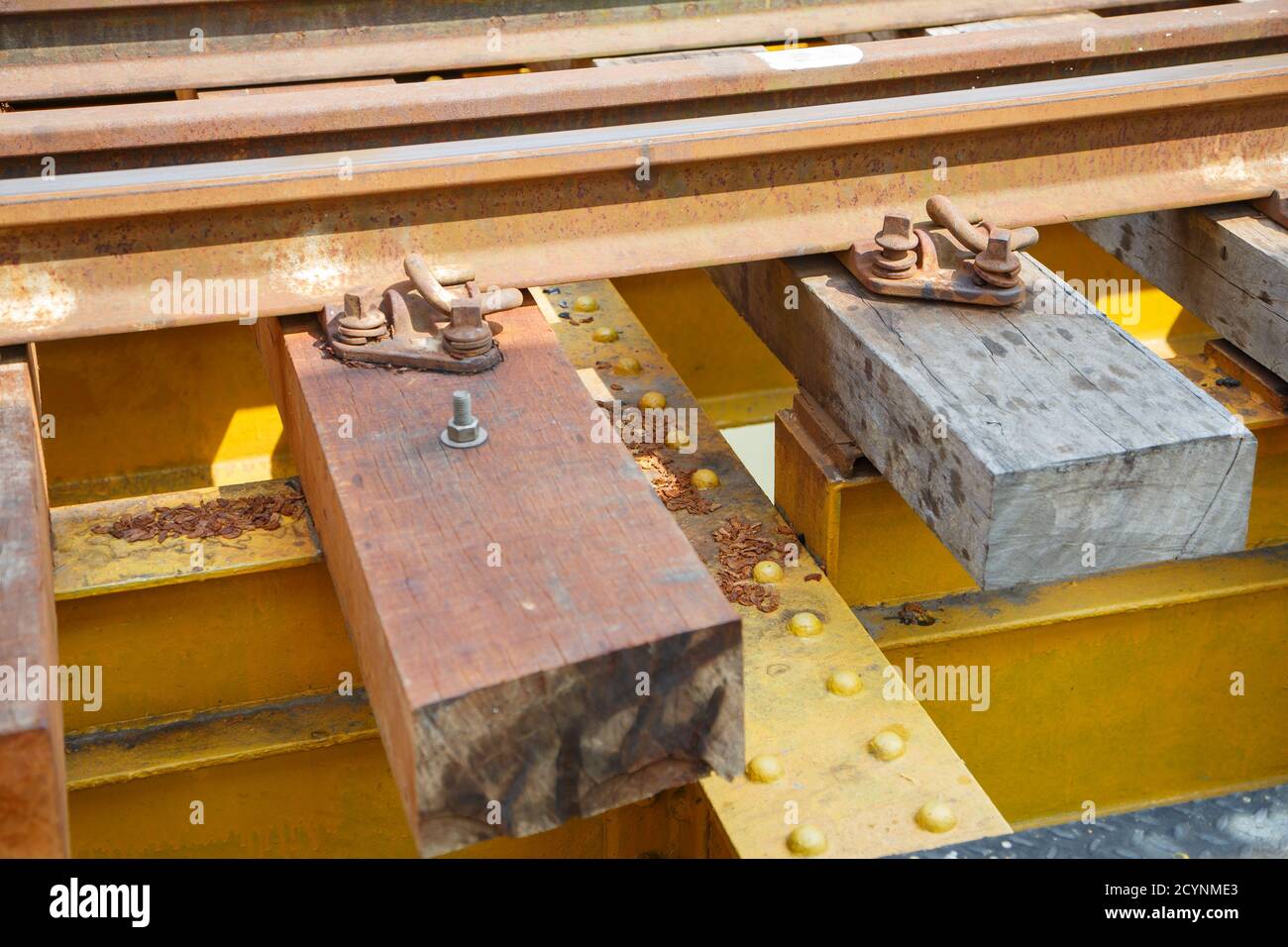 Papar, Sabah, Malaysia: The Papar Railway Bridge. Part of it is from ...
