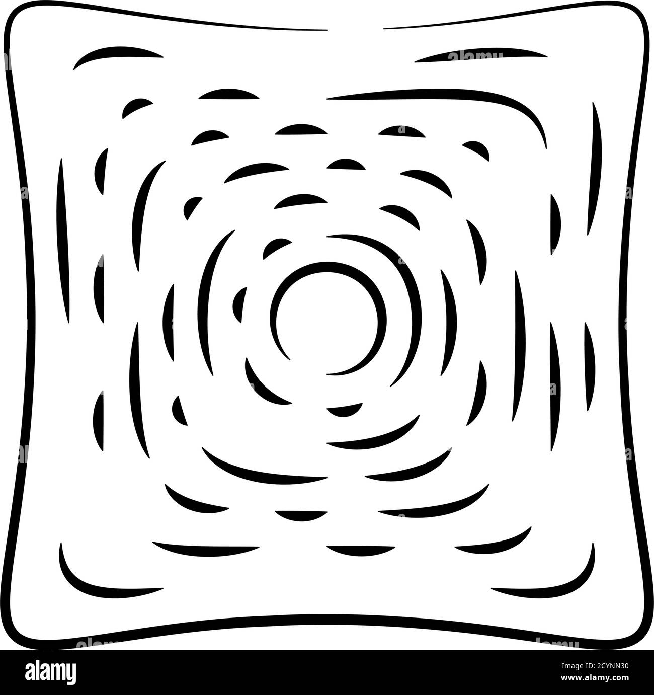 Squeeze distortion square particle element. Abstract geometric ...