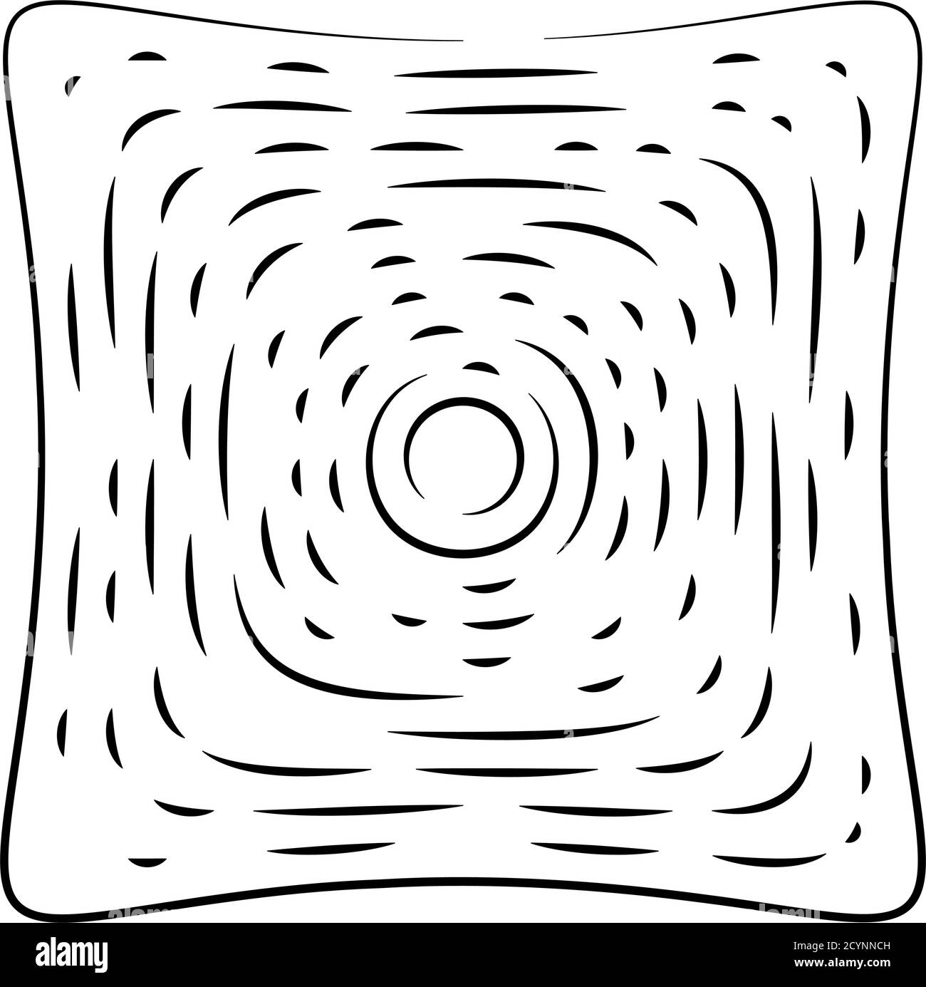 Squeeze distortion square particle element. Abstract geometric ...