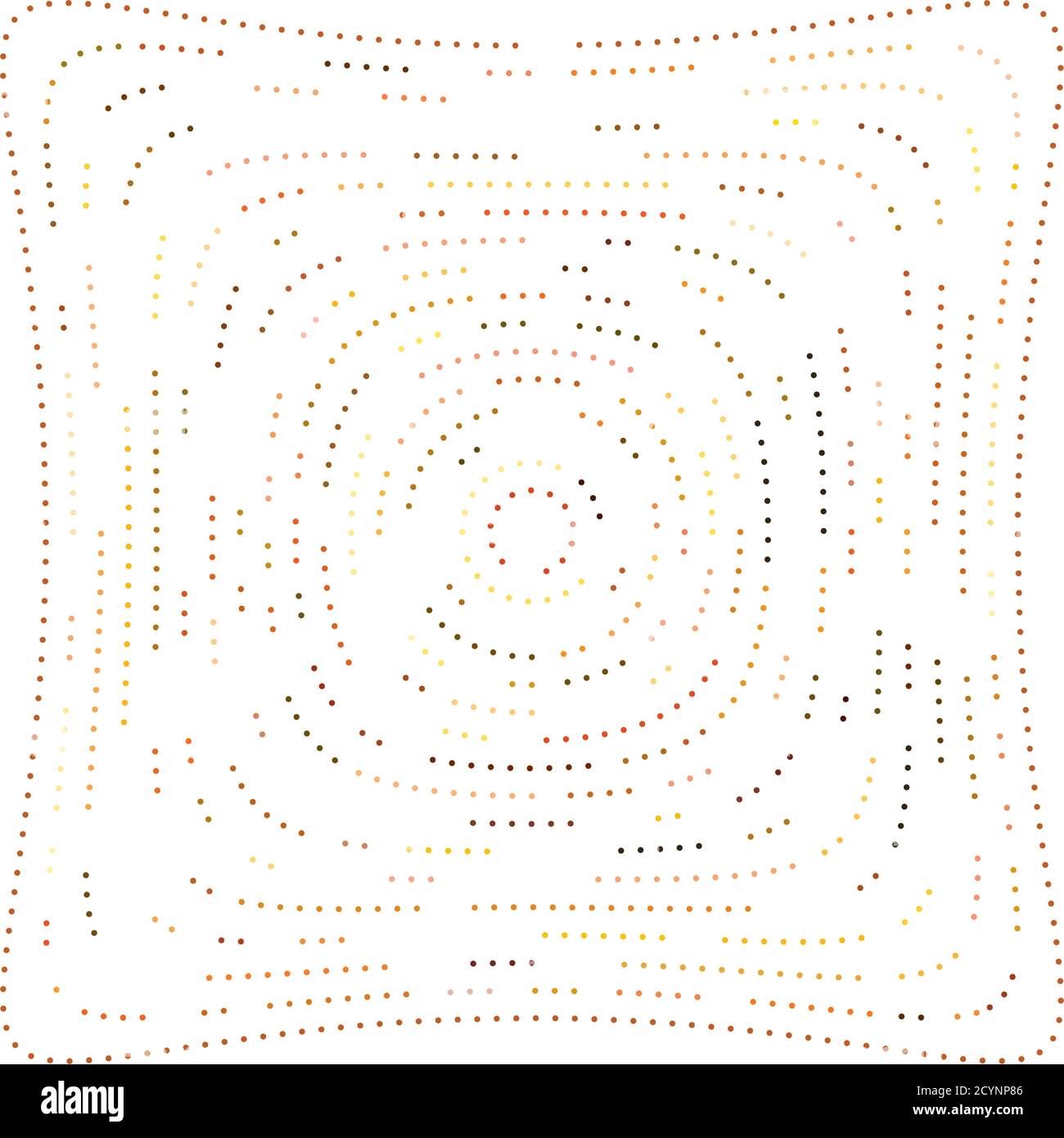 Squeeze distortion square particle element. Abstract geometric ...