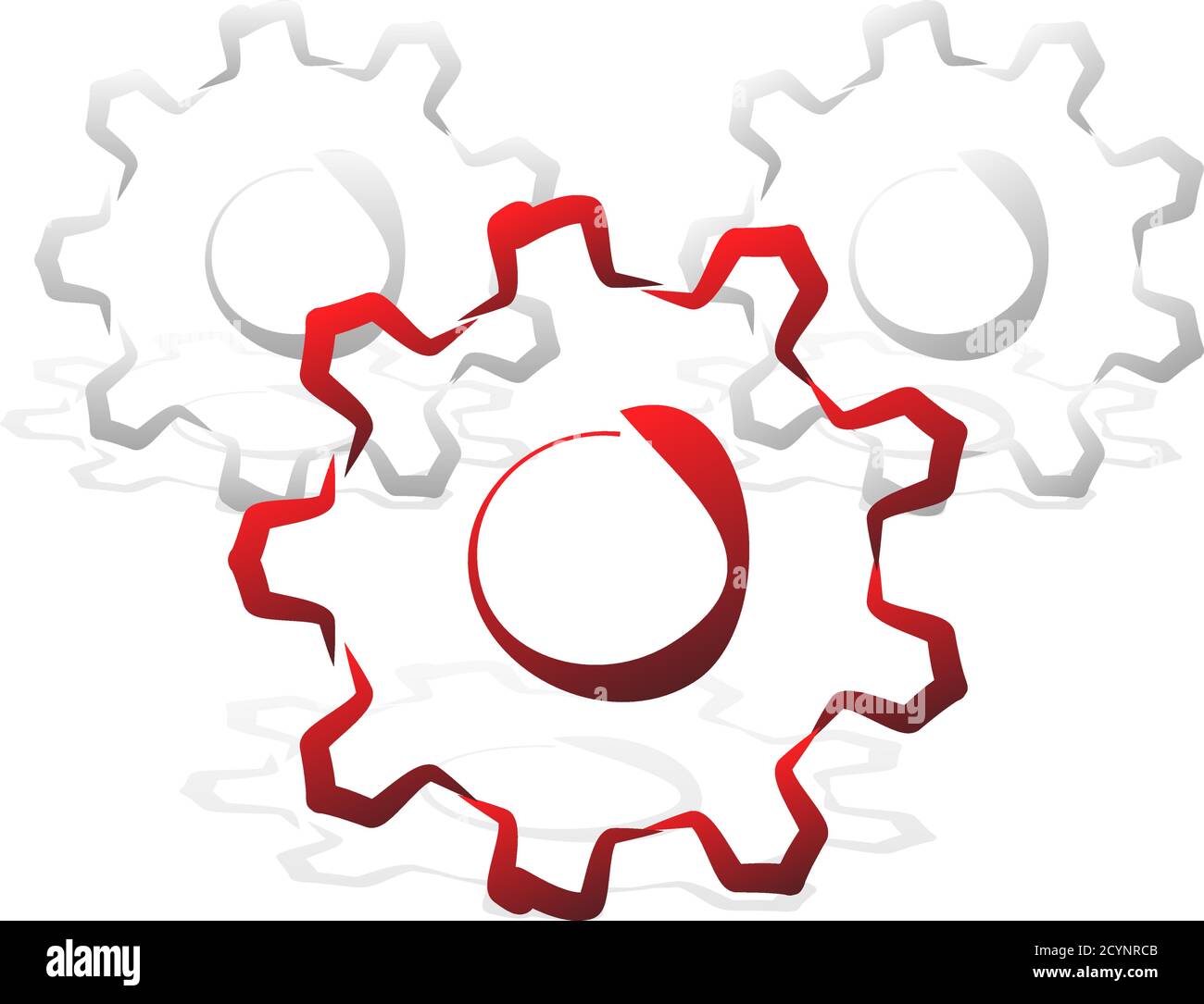 Machine Gears Clipart