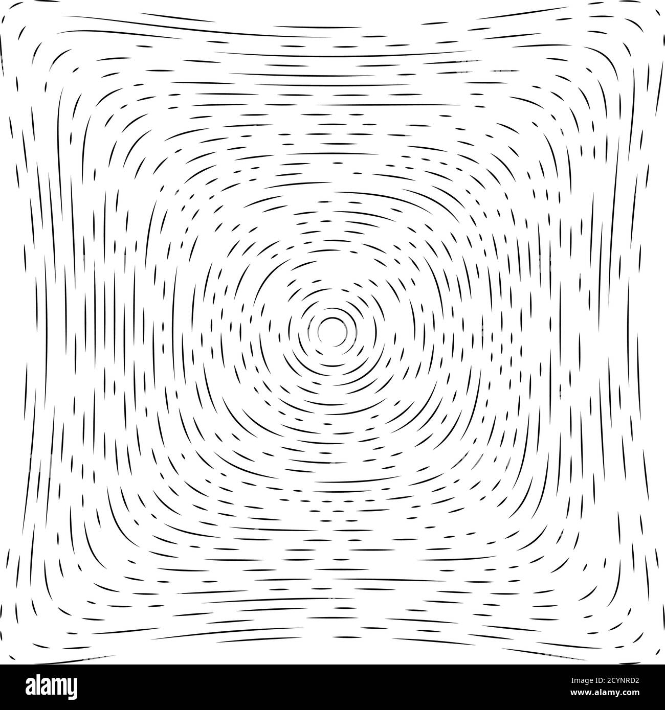 Squeeze distortion square particle element. Abstract geometric ...