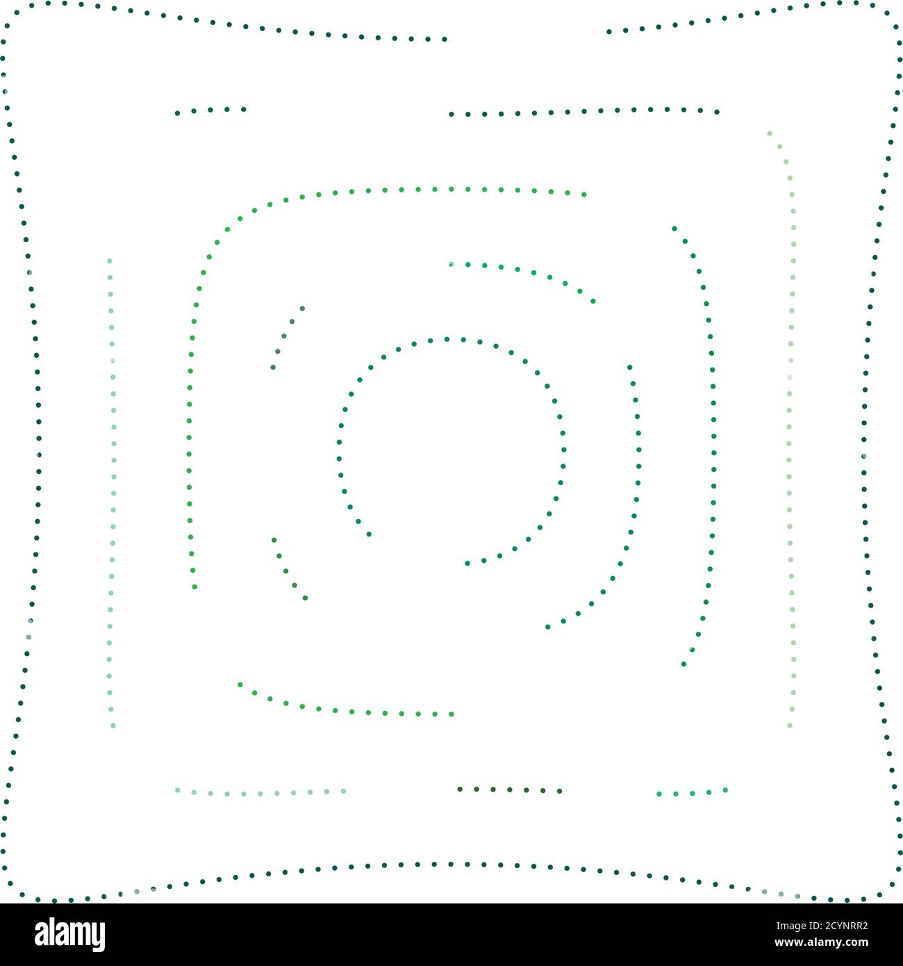 Squeeze distortion square particle element. Abstract geometric ...