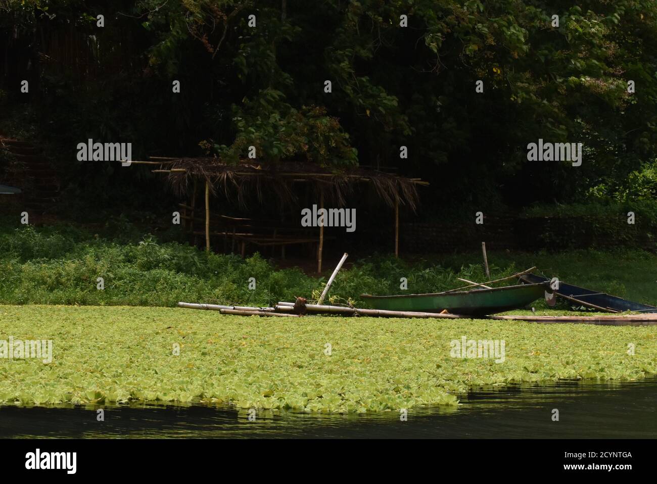 The riverside landscape of the Philippines in Manila Philippines Stock ...