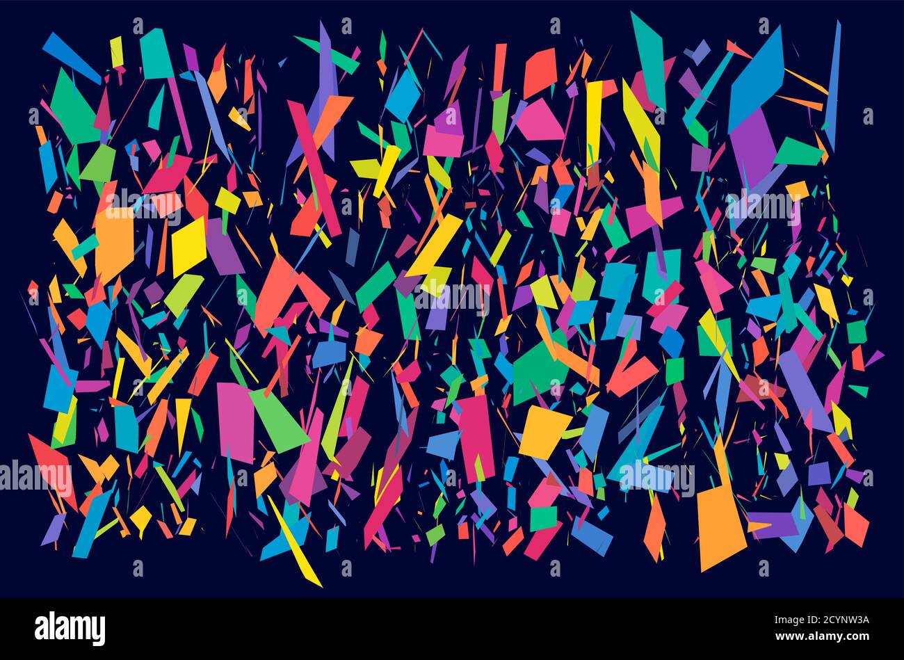 Abstract vector art - Random geometry shapes vector illustration ...