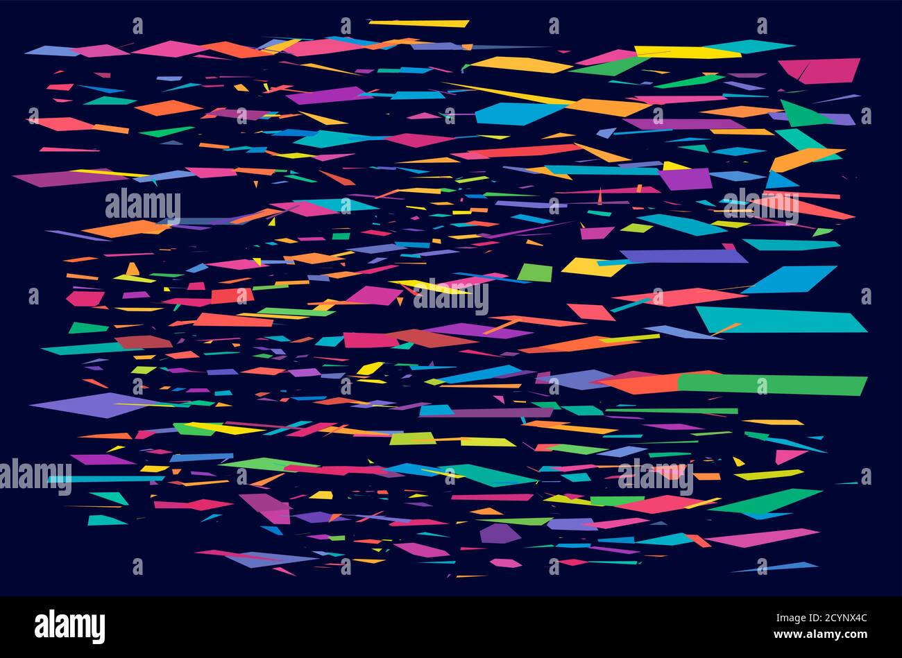 Abstract vector art - Random geometry shapes vector illustration ...